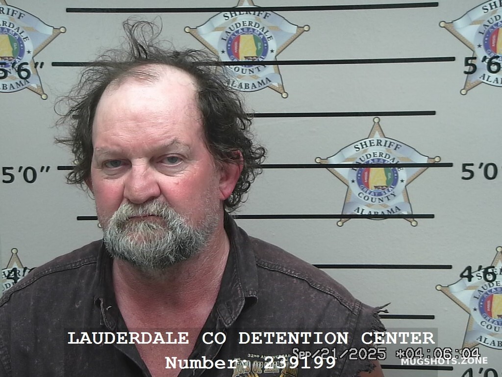 BUSBEY DARREN RAY 09/20/2025 - Lauderdale County Mugshots Zone