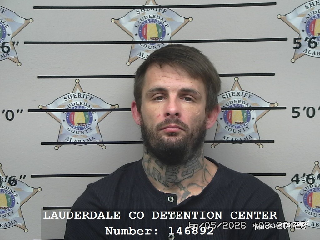 TERRELL RYAN LEE 01/05/2026 - Lauderdale County Mugshots Zone