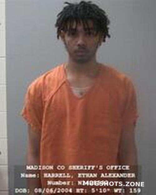 ETHAN ALEXANDER HARRELL 06/03/2022 - Madison County Mugshots Zone