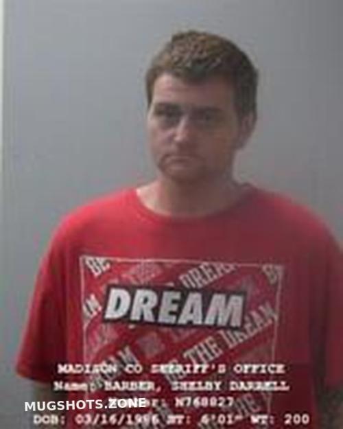 SHELBY DARRELL BARBER 06/14/2022 - Madison County Mugshots Zone