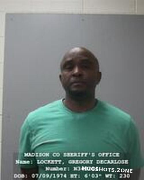 GREGORY DECARLOSE LOCKETT 07/02/2022 - Madison County Mugshots Zone