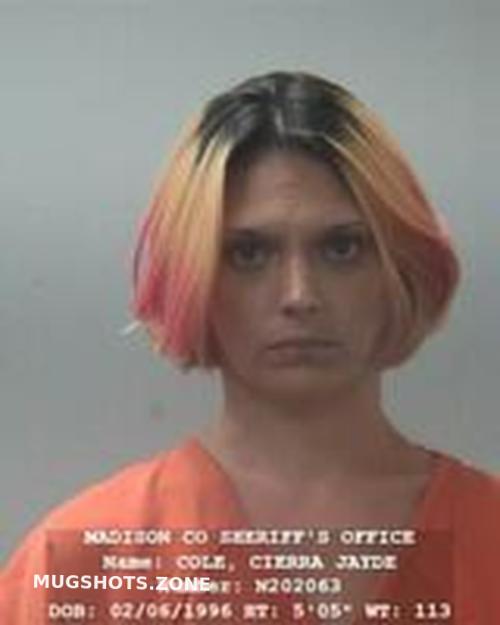 CIERRA JAYDE COLE 07/28/2022 - Madison County Mugshots Zone