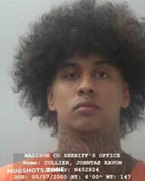 JOHNTAE KAVON COLLIER 08/10/2022 - Madison County Mugshots Zone
