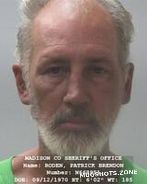 PATRICK BRENDON RODEN 08/23/2022 - Madison County Mugshots Zone