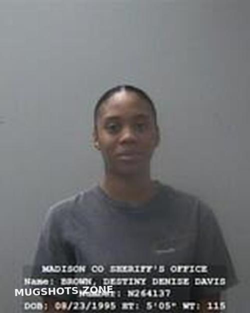 DESTINY DENISE DAVIS BROWN 08/24/2022 - Madison County Mugshots Zone