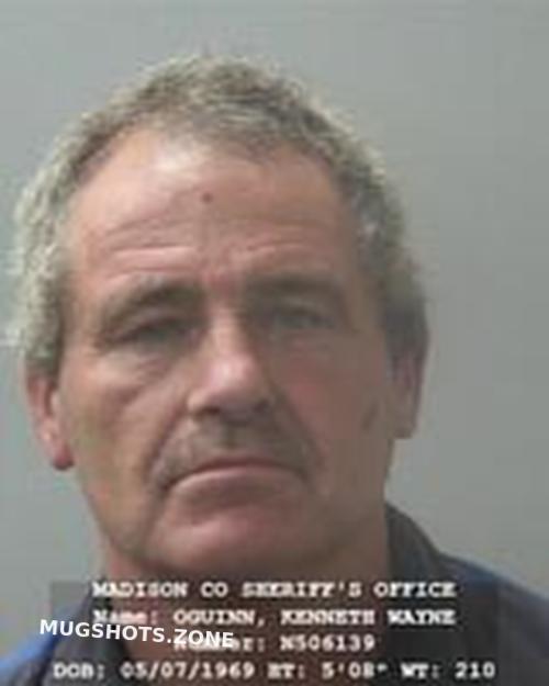 KENNETH WAYNE OGUINN 08/29/2022 - Madison County Mugshots Zone