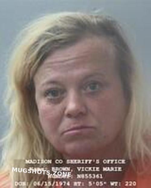 VICKIE MARIE BROWN 08/29/2022 - Madison County Mugshots Zone
