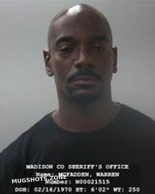 WARREN MCFADDEN 09/03/2022 - Madison County Mugshots Zone