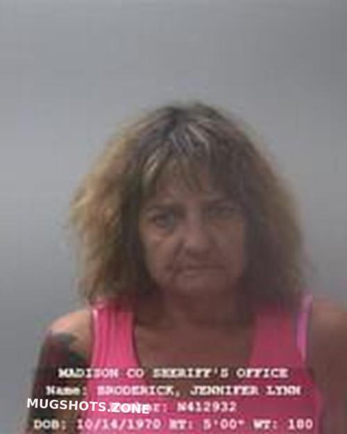 JENNIFER LYNN BRODERICK 09/07/2022 - Madison County Mugshots Zone