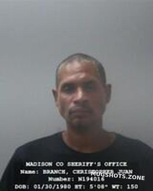 CHRISTOPHER JUAN BRANCH 09/07/2022 - Madison County Mugshots Zone