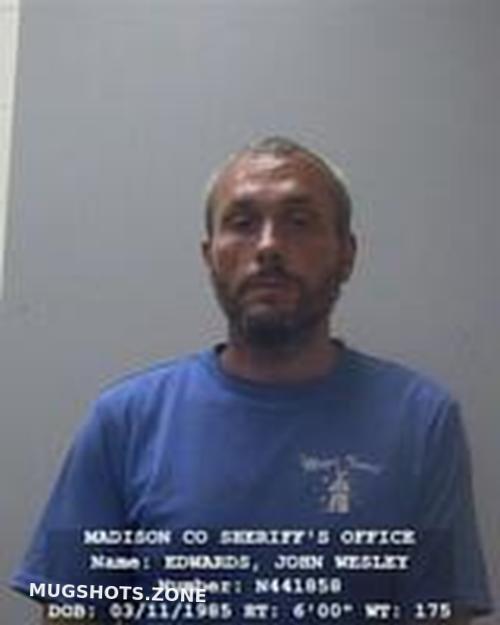 JOHN WESLEY EDWARDS 09/08/2022 - Madison County Mugshots Zone