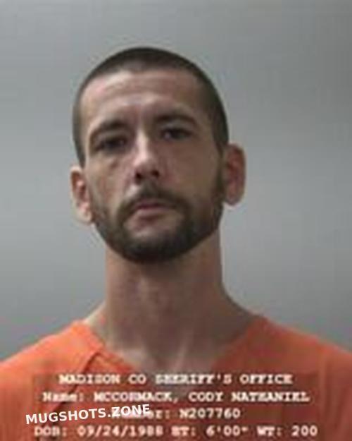 CODY NATHANIEL MCCORMACK 09/27/2022 - Madison County Mugshots Zone