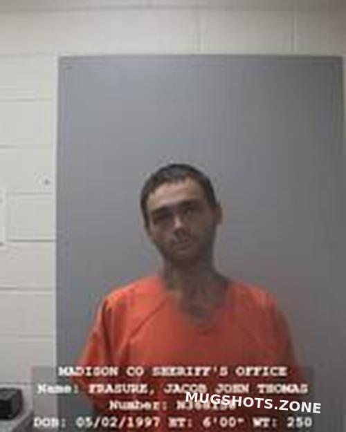 JACOB JOHN THOMAS FRASURE 09/28/2022 - Madison County Mugshots Zone