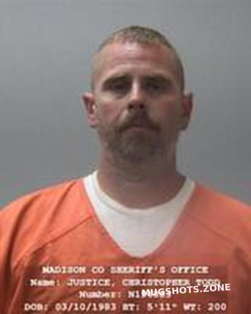 CHRISTOPHER TODD JUSTICE 10/03/2022 - Madison County Mugshots Zone