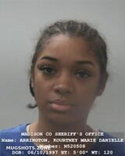 KOURTNEY MARIE DANIELLE ARRINGTON 10/05/2022 - Madison County Mugshots Zone