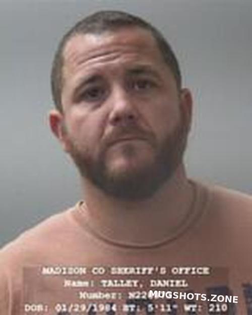 DANIEL TALLEY 10/10/2022 - Madison County Mugshots Zone