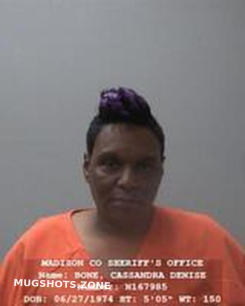 CASSANDRA DENISE BONE 10/12/2022 - Madison County Mugshots Zone