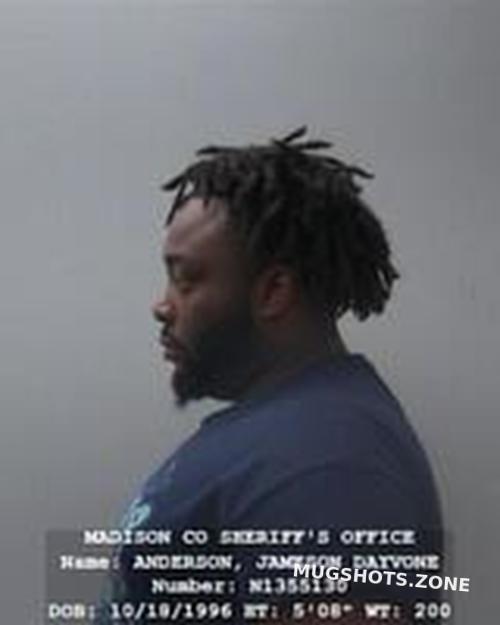 JAMESON DAYVONE ANDERSON 10/19/2022 - Madison County Mugshots Zone