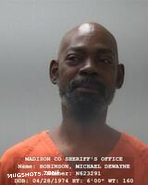 MICHAEL DEWAYNE ROBINSON 10/21/2022 - Madison County Mugshots Zone