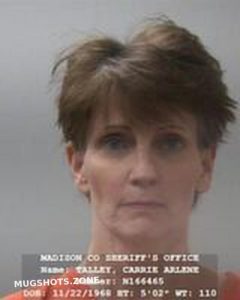CARRIE ARLENE TALLEY 10/22/2022 - Madison County Mugshots Zone