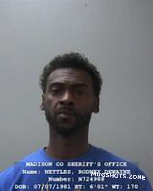 RODNEY DEWAYNE NETTLES 10/27/2022 - Madison County Mugshots Zone