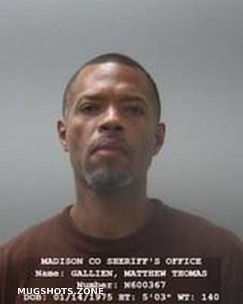 MATTHEW THOMAS GALLIEN 11/01/2022 - Madison County Mugshots Zone