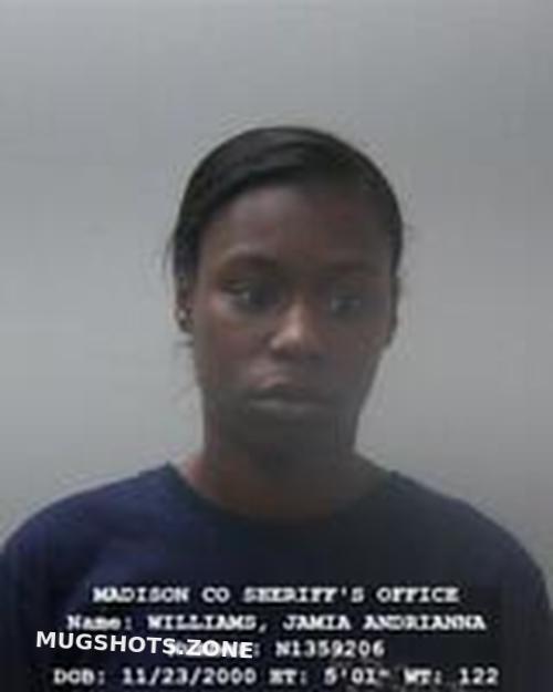 JAMIA ANDRIANNA WILLIAMS 11/02/2022 - Madison County Mugshots Zone