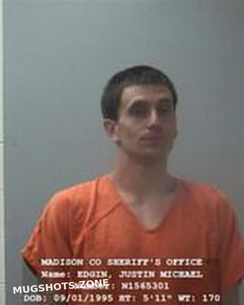 JUSTIN MICHAEL EDGIN 02/20/2024 - Madison County Mugshots Zone