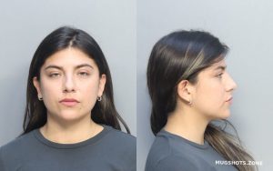 DIAZ DANIELA ALEJANDRA 07/20/2023 - Miami-Dade County Mugshots Zone