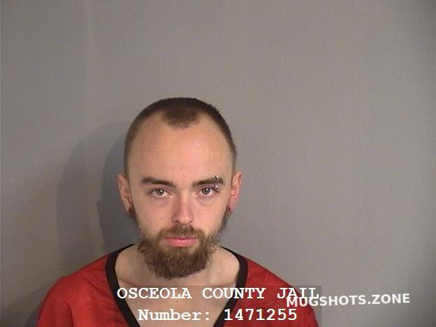 DUSTIN JAMES HAYES 01/22/2025 - Osceola County Mugshots Zone