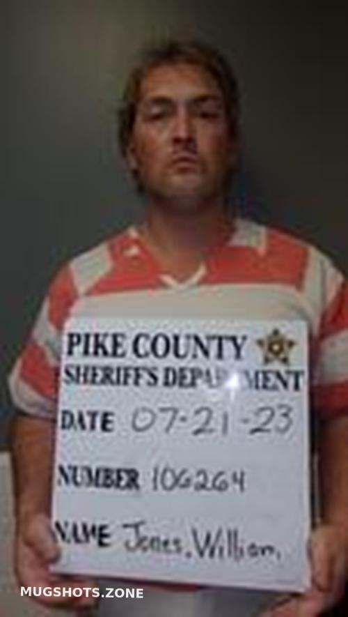 WILLIAM ALLEN JONES 07/21/2023 - Pike County Mugshots Zone
