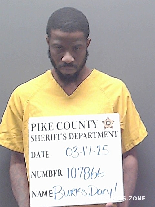 BURKS DARYL DEWAYNE 03/17/2025 - Pike County Mugshots Zone