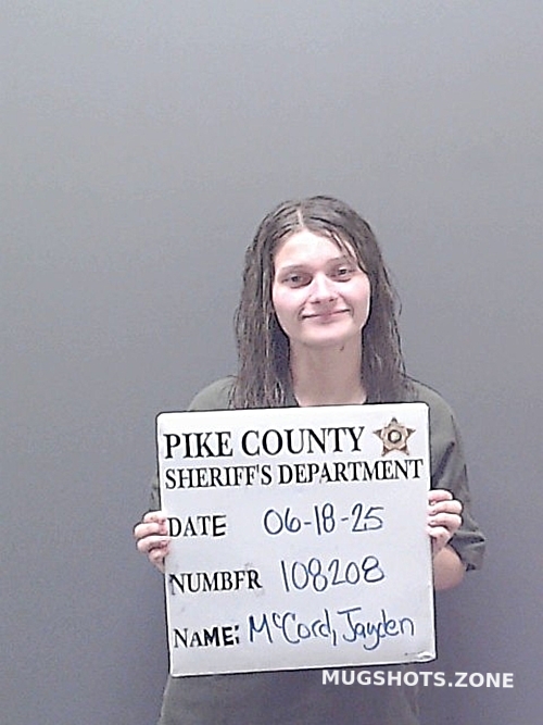 MCCORD JAYDEN ELLEN 06/18/2025 - Pike County Mugshots Zone