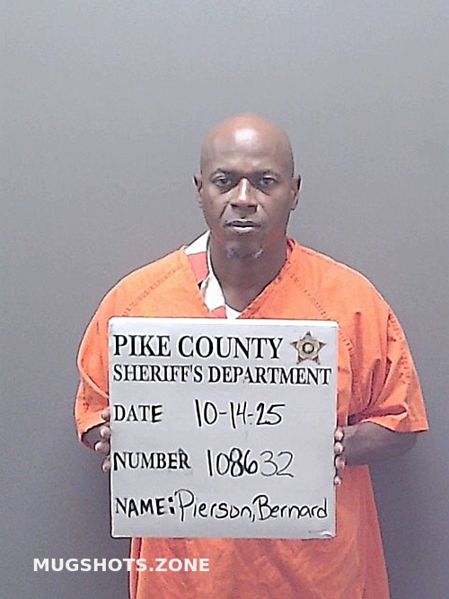 PIERSON BERNARD 10/14/2025 - Pike County Mugshots Zone