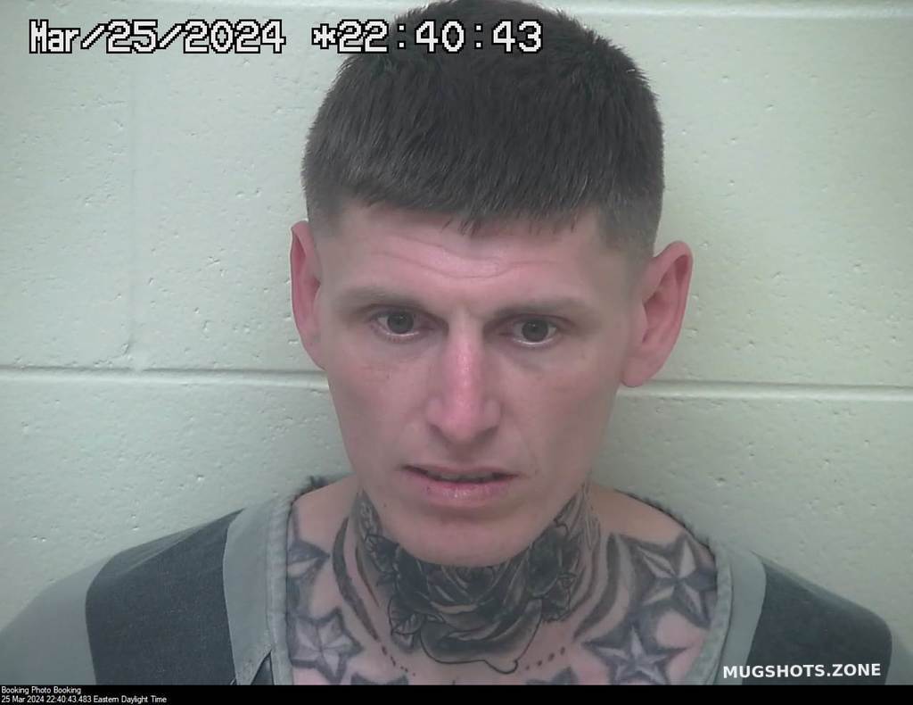 COLLINS BRIAN JACOB 03/25/2024 - Scioto County Mugshots Zone