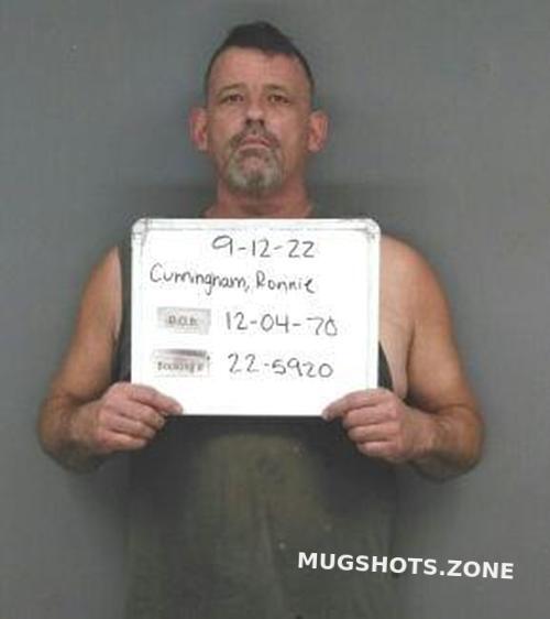 CUNNINGHAM RONNIE JACK 09/12/2022 - Sebastian County Mugshots Zone