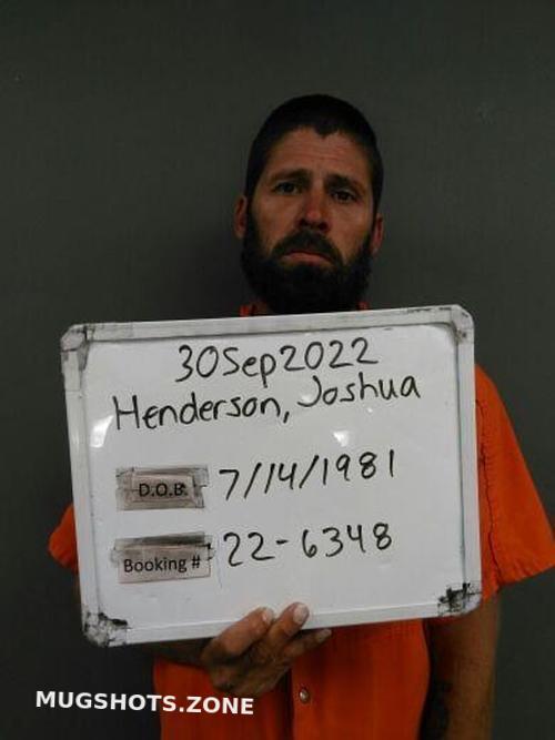 HENDERSON JOSHUA LEE 09/30/2022 - Sebastian County Mugshots Zone