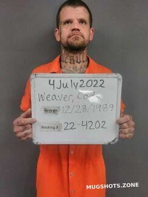 WEAVER CODY SHANE 11/10/2022 - Sebastian County Mugshots Zone