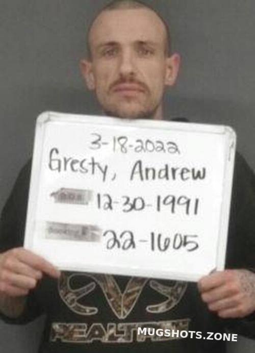 GRESTY ANDREW GLEN 12/12/2022 - Sebastian County Mugshots Zone