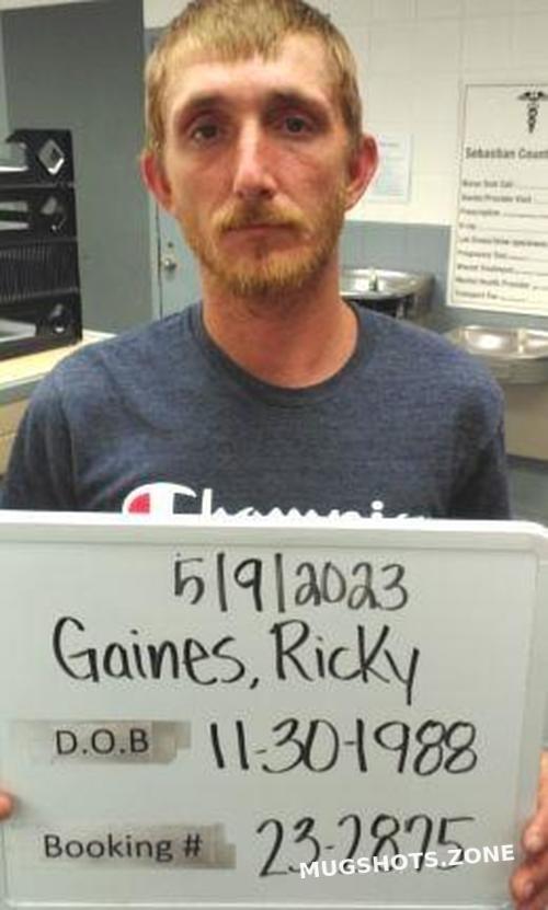 GAINES RICKY STEVEN 05/09/2023 - Sebastian County Mugshots Zone