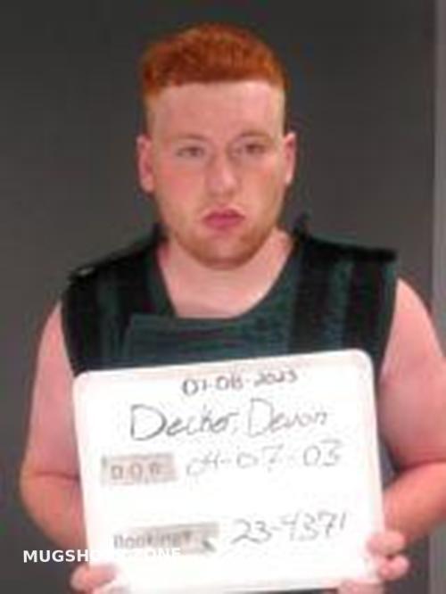 DECKER DEVON EARL 07/09/2023 - Sebastian County Mugshots Zone