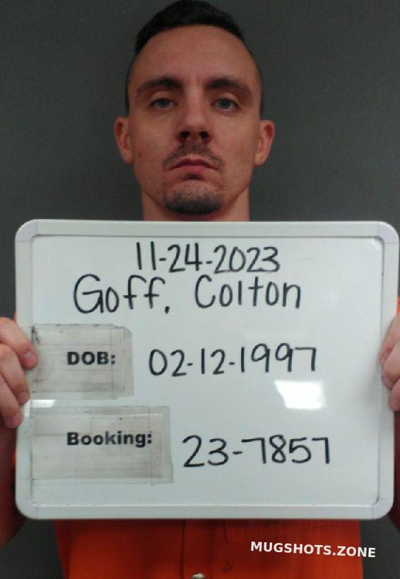 GOFF COLTON DUANE 11/24/2023 - Sebastian County Mugshots Zone