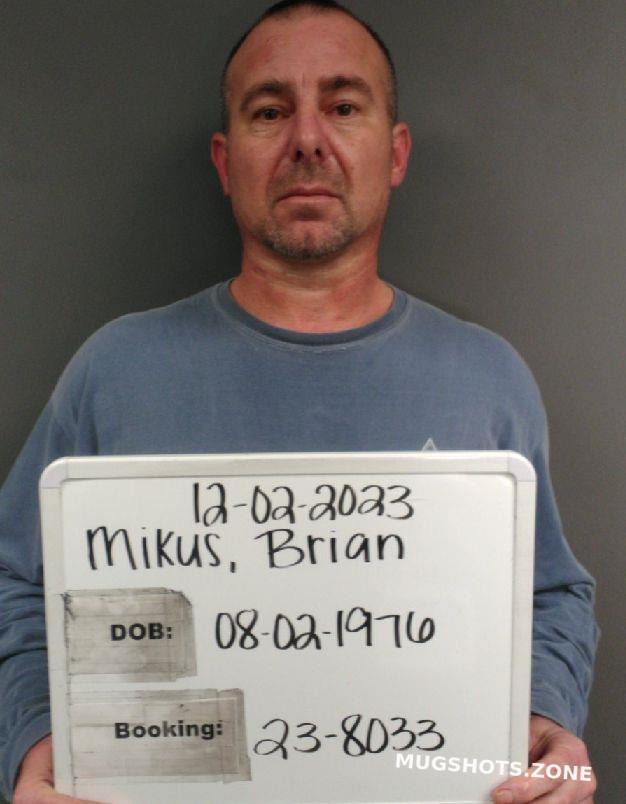 MIKUS BRIAN THOMAS 12/02/2023 - Sebastian County Mugshots Zone