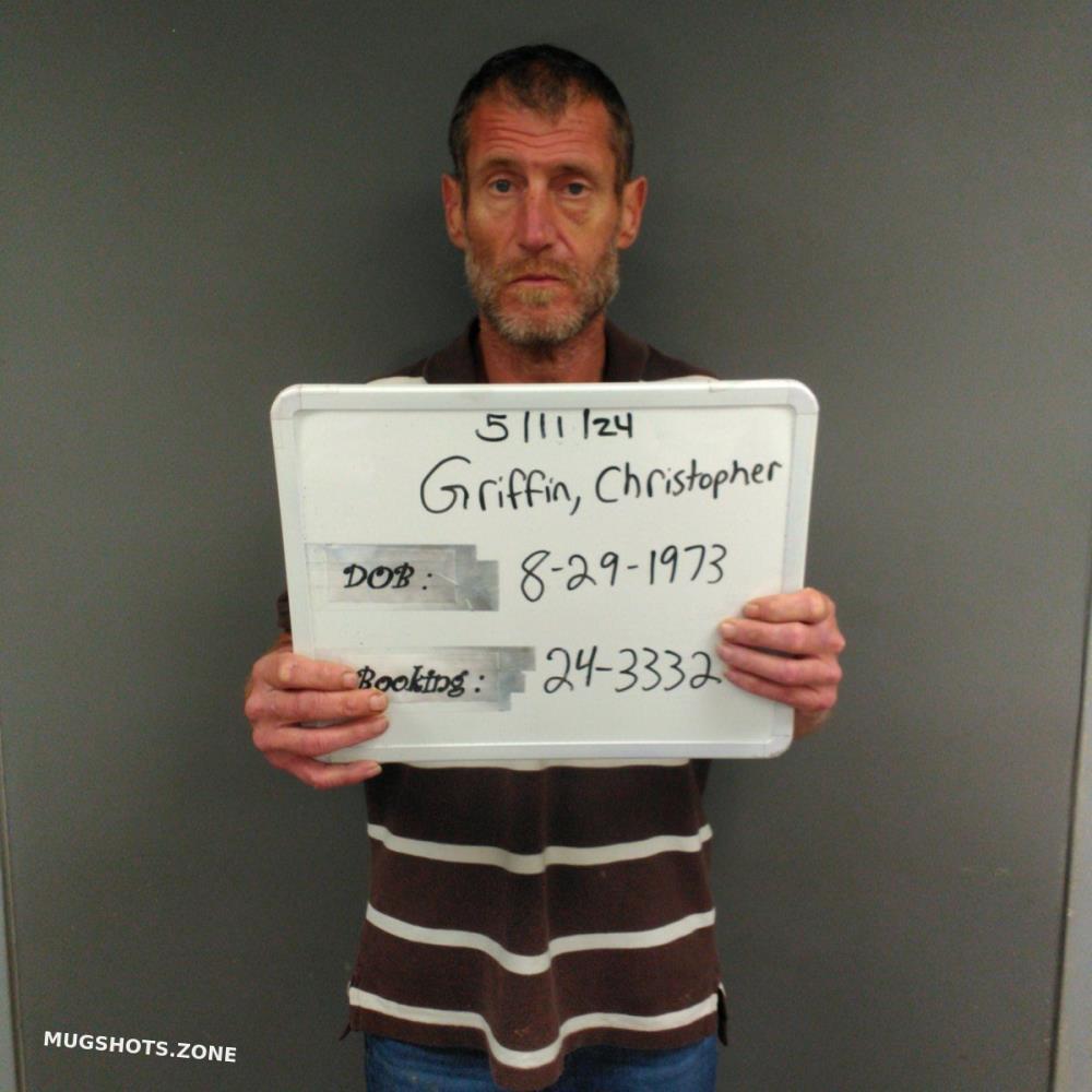 GRIFFIN CHRISTOPHER SHANE 05/11/2024 - Sebastian County Mugshots Zone