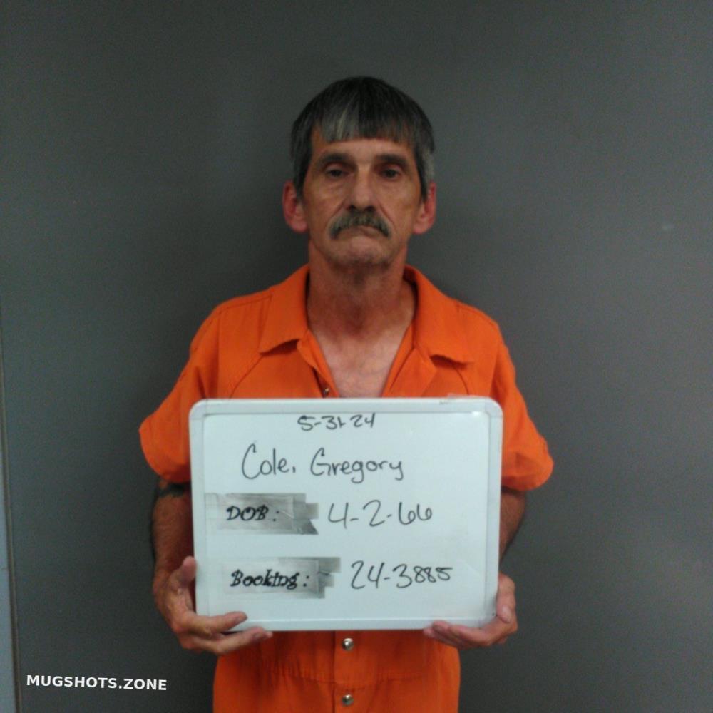 COLE GREGORY DAVID 05/31/2024 - Sebastian County Mugshots Zone