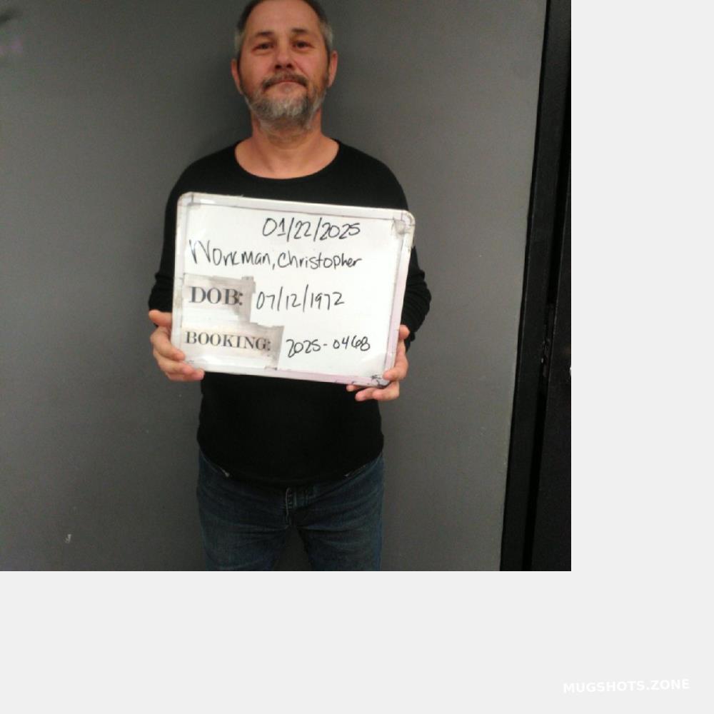 WORKMAN CHRISTOPHER ALLEN 01/22/2025 - Sebastian County Mugshots Zone