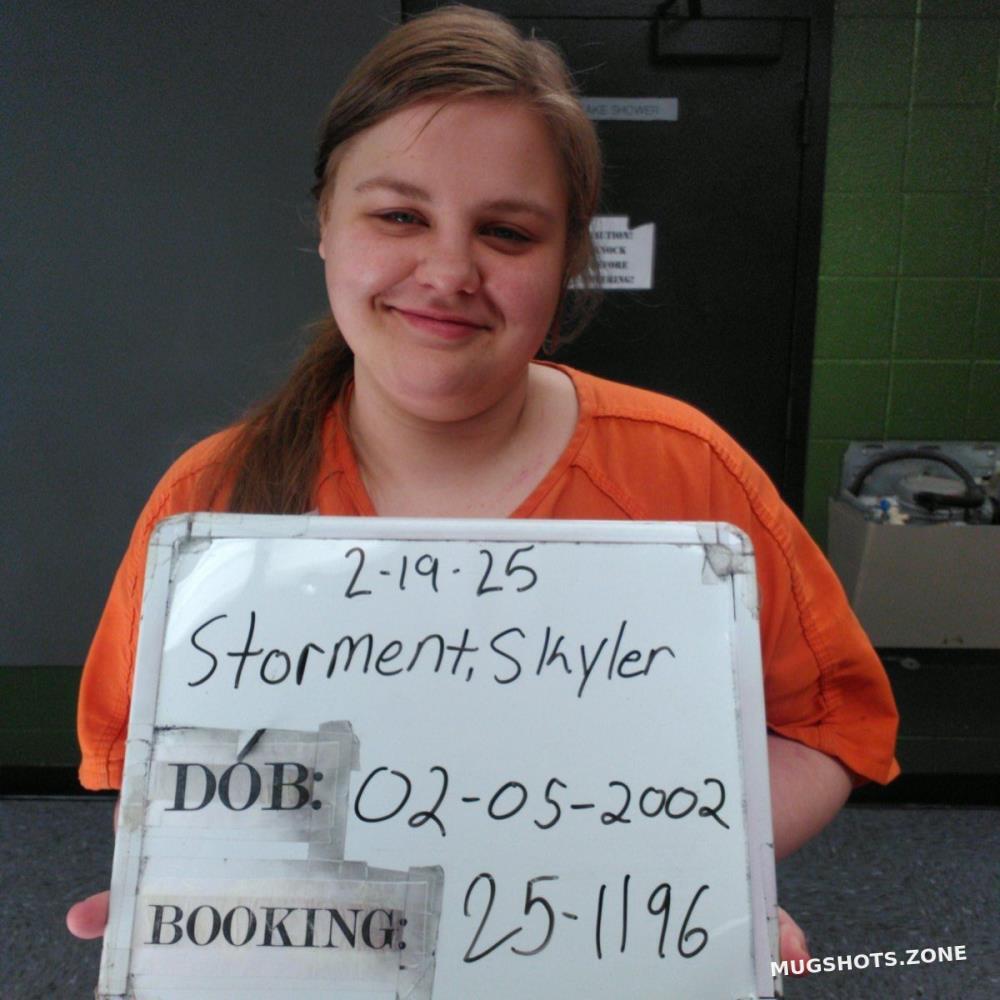 STORMENT SKYLER ELIZABETH 02/20/2025 - Sebastian County Mugshots Zone