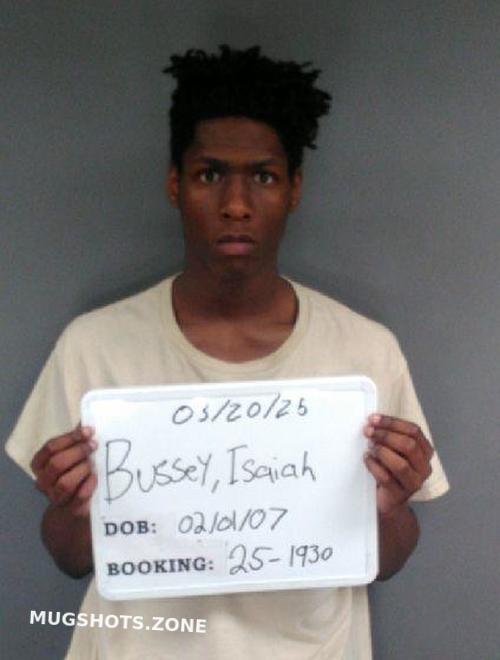 BUSSEY ISAIAH 03/20/2025 - Sebastian County Mugshots Zone