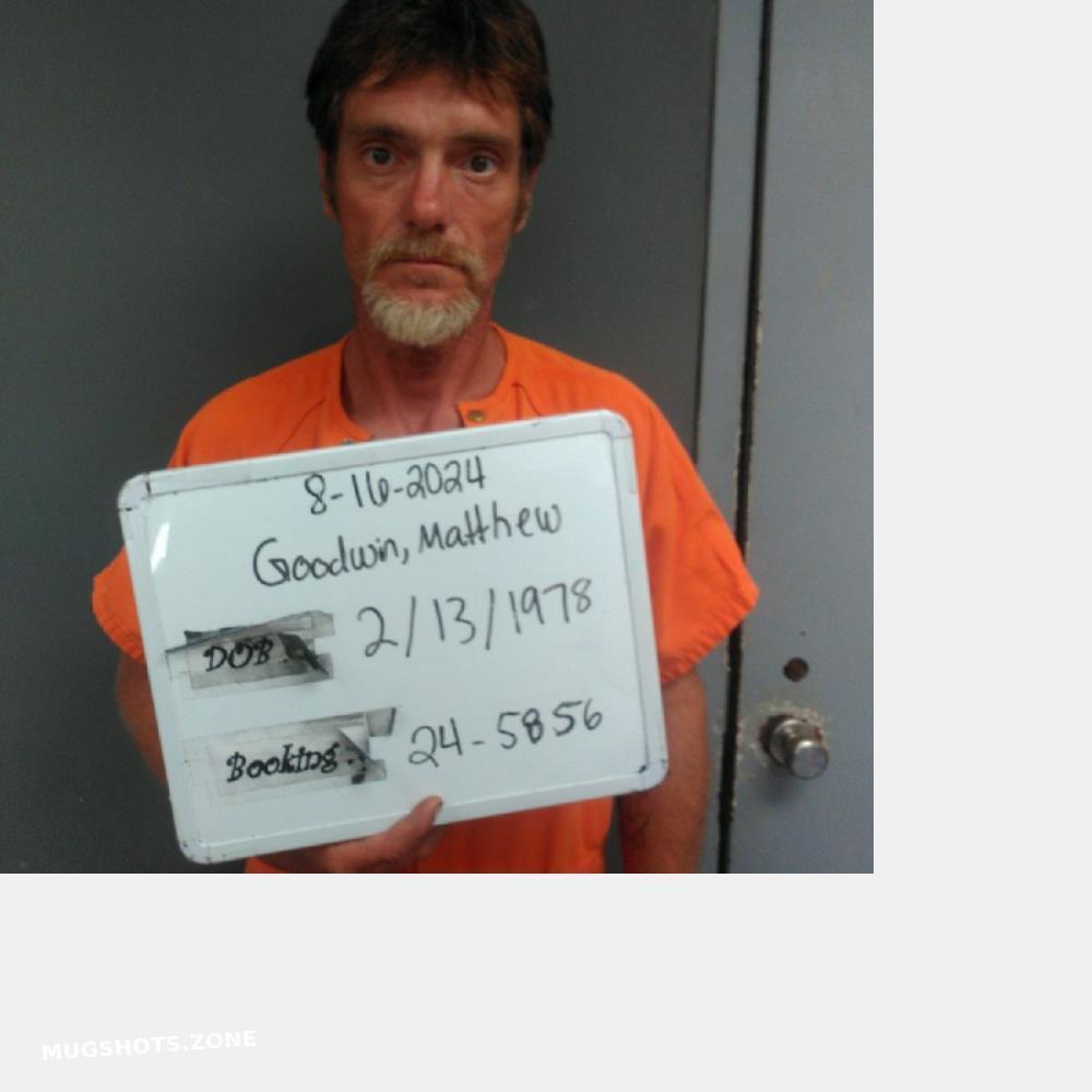 GOODWIN MATTHEW JEREMY 04/01/2025 - Sebastian County Mugshots Zone