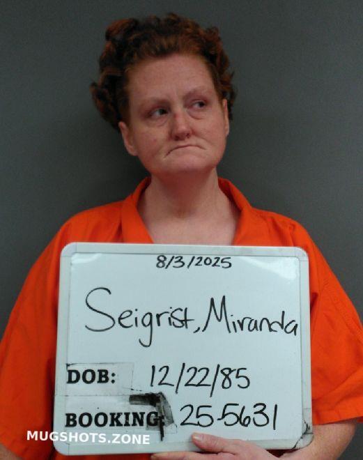SEIGRIST MIRANDA LYNN 08/03/2025 - Sebastian County Mugshots Zone